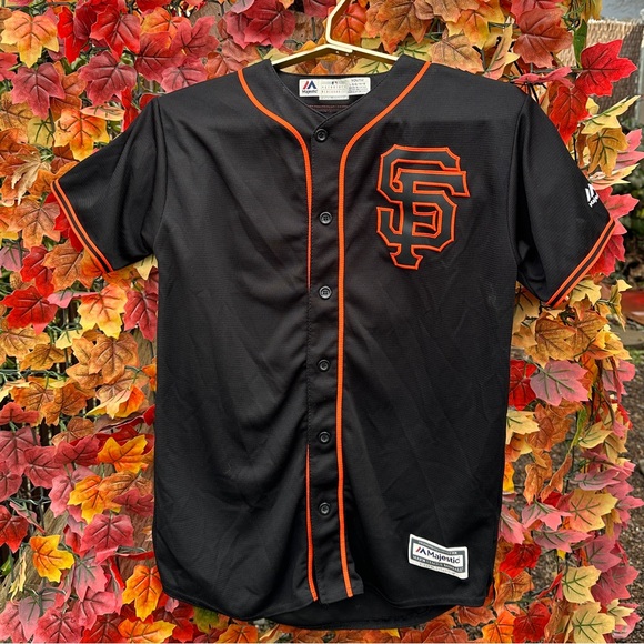 Majestic | Shirts & Tops | Authentic Majestic Buster Posey San ...